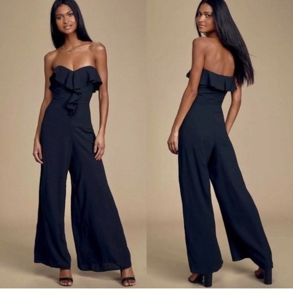 Lulus | Pants & Jumpsuits | Lulus Wide Leg Jumpsuit | Poshmark